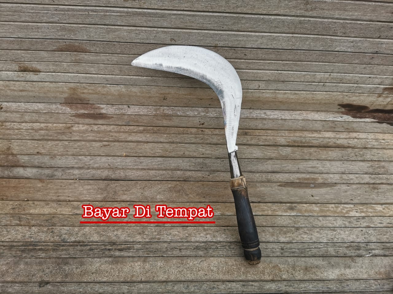 arit baja asli babat rumput padi ukuran besar - sabit pemangkas ...