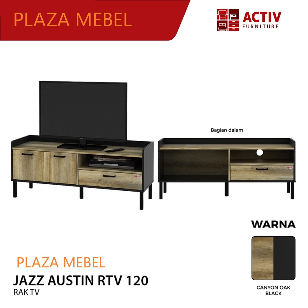 Meja Rak Tv Minimalis Premium Quality - JAZZ AUSTIN RTV 120 Activ ...