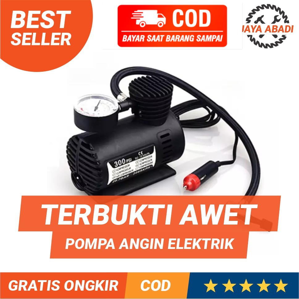 Compressor Mini Kompresor Angin Pompa Angin Ban Mobil Elektrik Listrik ...