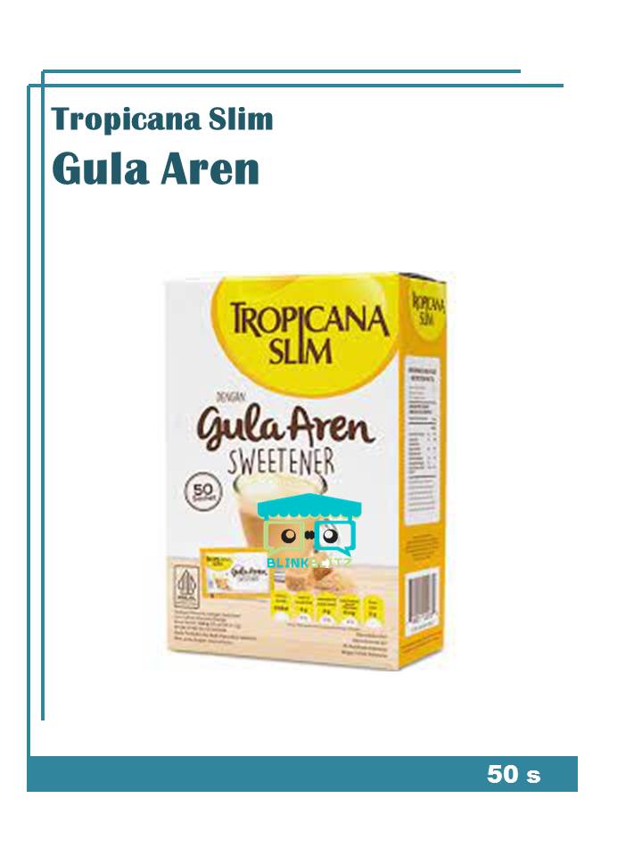 BOX Tropicana Slim Gula Aren Sweetener 50 Sachet | Lazada Indonesia