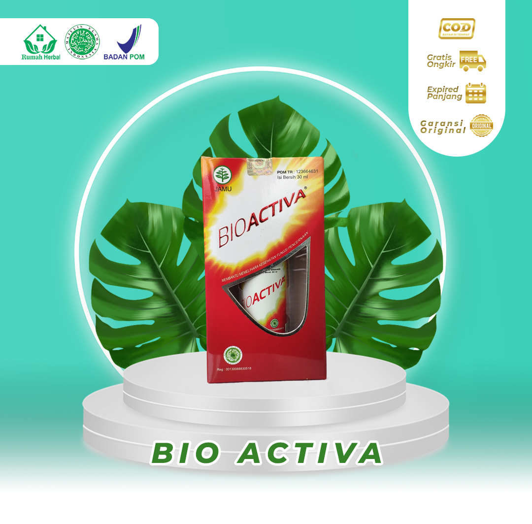 BIO ACTIVA| jamu tetes herbal | 100% original | BIO ACTIVA asli ...