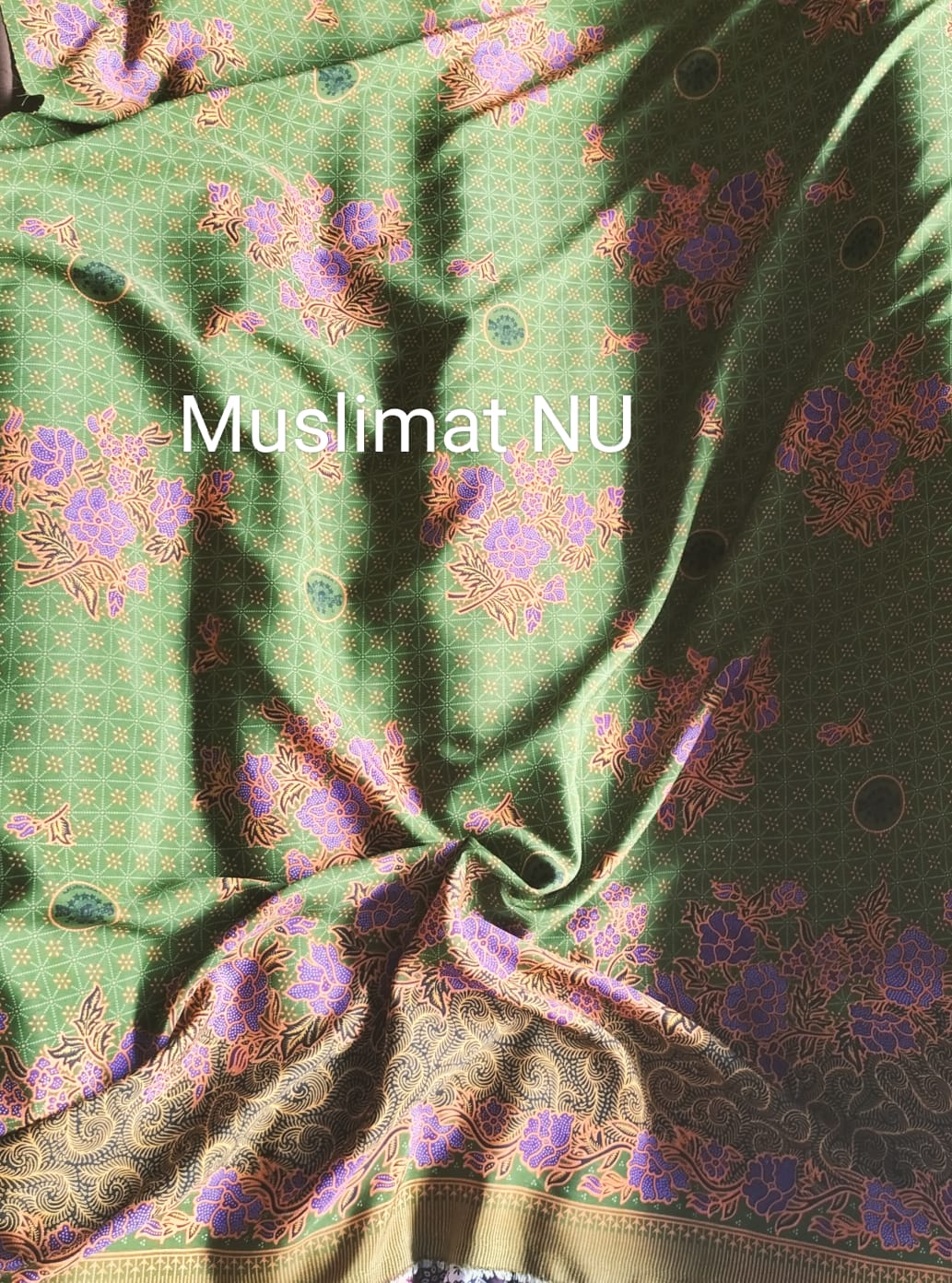 kain batik nu muslimat sanwos ber logo harga per 1 meter | Lazada Indonesia