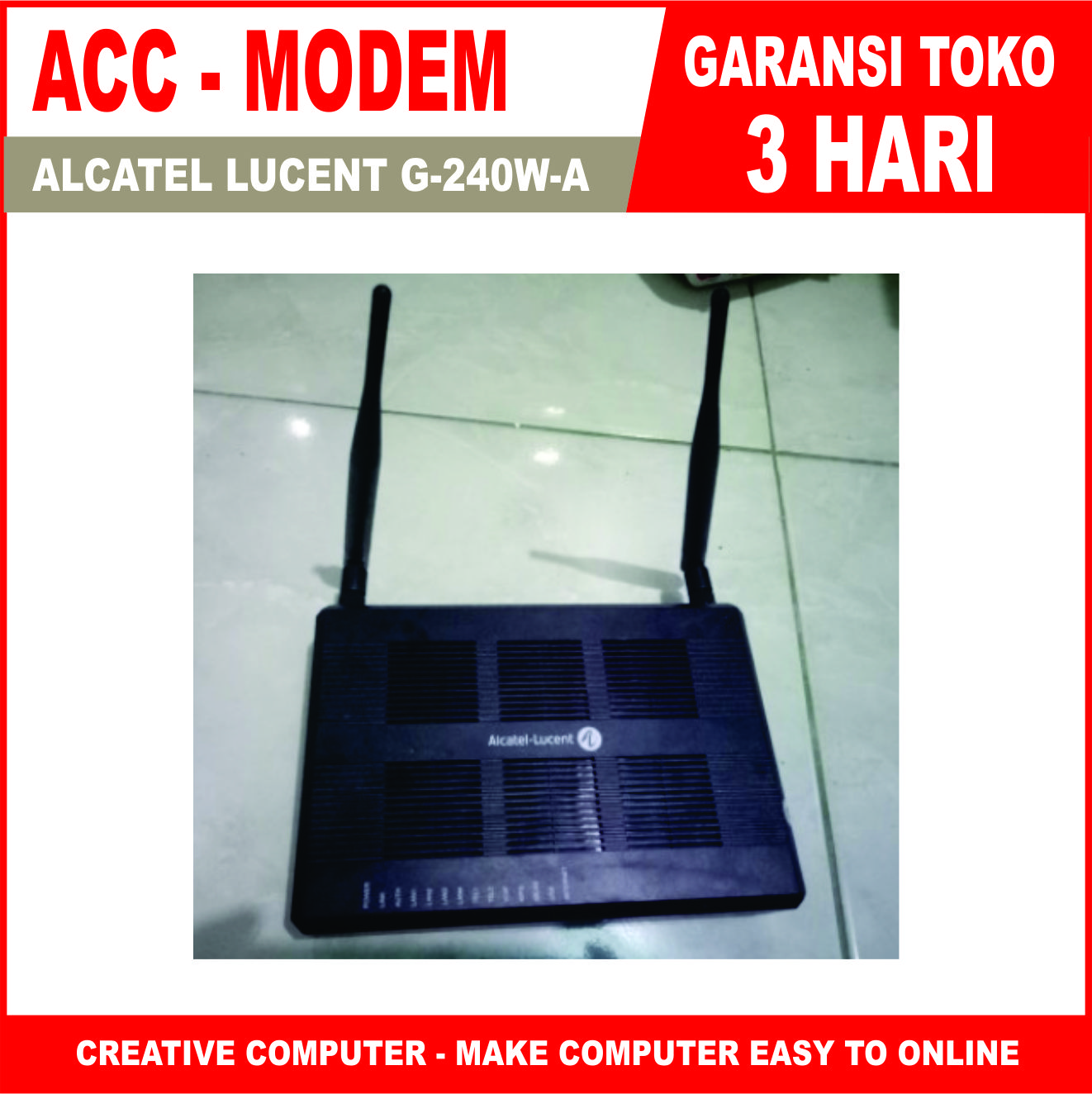 Modem - Alcatel Lucent G-240W-A | Lazada Indonesia