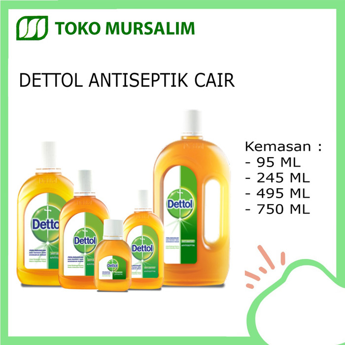 Dettol Antiseptik Antibakteri Dalam Kemasan Botol 1s | Lazada Indonesia