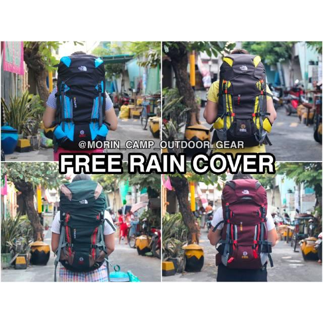 Tas Carrier Tnf Elektra 45L Free Rain Cover Bag / Elektra 45L / Tas ...
