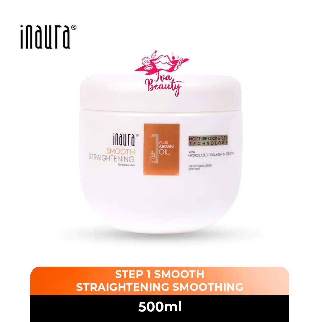 Inaura Smooth Straightening Step 1 - 500 ML / Smoothing Untuk Rambut ...