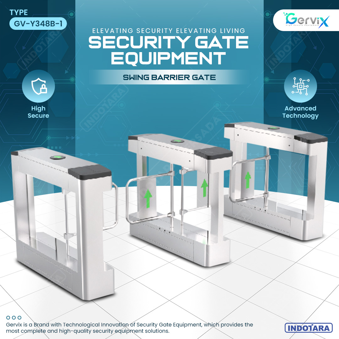 Swing Gate 2 Jalur - Swing Barrier Gate Gervix GV-Y348B-1 | Lazada ...