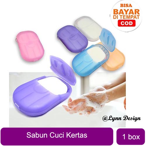 Sabun Kertas [PER BOX = 20 Lembar] / Sabun Kotak Kertas / Hand Washing ...