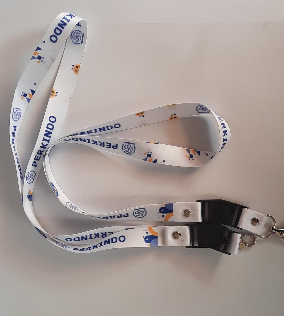 cetak lanyard sublim 1,5cm 2muka atau tali idcard print 1,5cm / pita ...