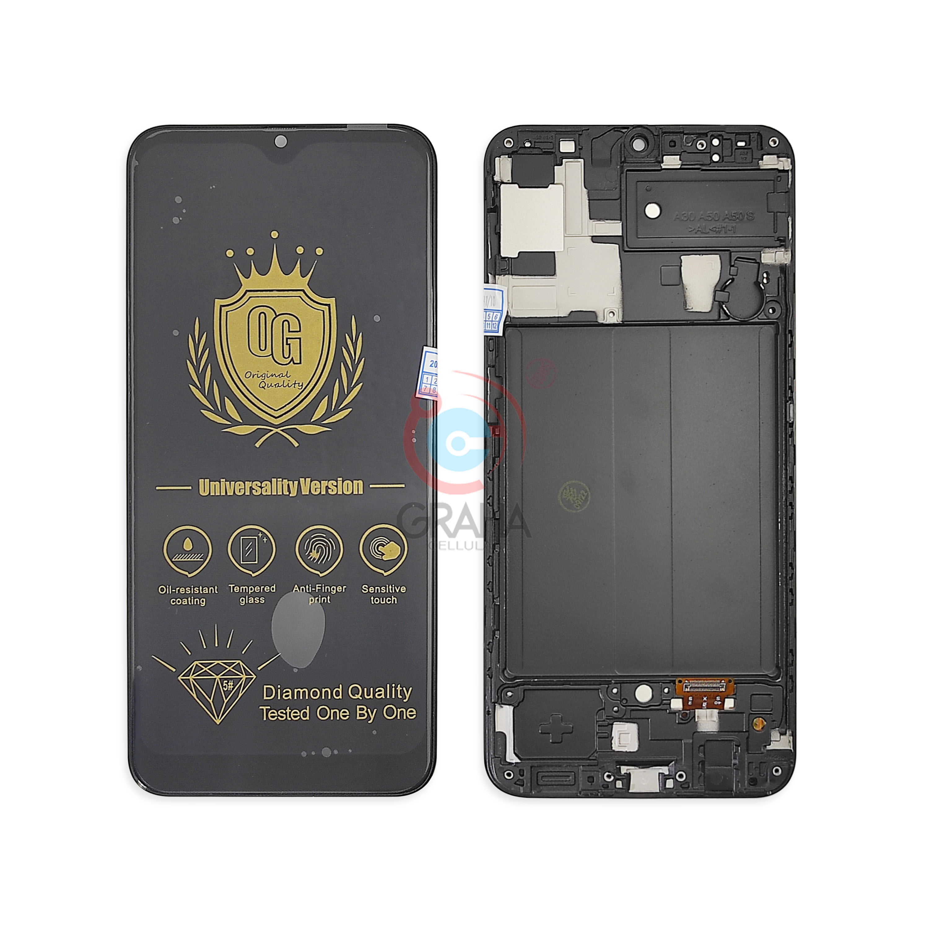 LCD SAMSUNG A30 / A305 FULLSET TOUCHSCREEN + FRAME | Lazada Indonesia