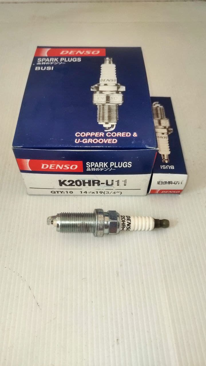 Busi Denso K20HR-U11 Toyota Etios 1.2 Fortuner Hilux Innova 2.7 Bensin ...