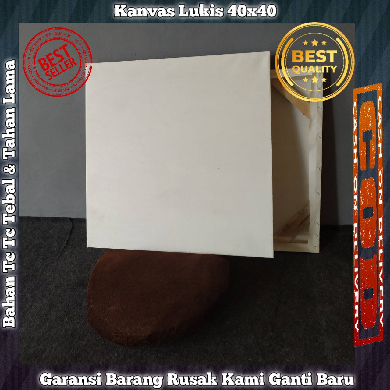 Kanvas Lukis 40x40 canvas board 40x40 siap pakai berkwalitas bahan siap ...