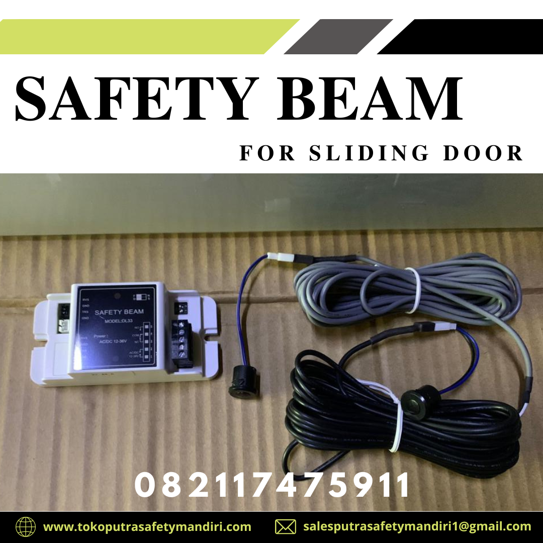 SAFETY BEAM SENSOR ANTI JEPIT INFRARED PHOTOCELL PINTU AUTOMATIC ...
