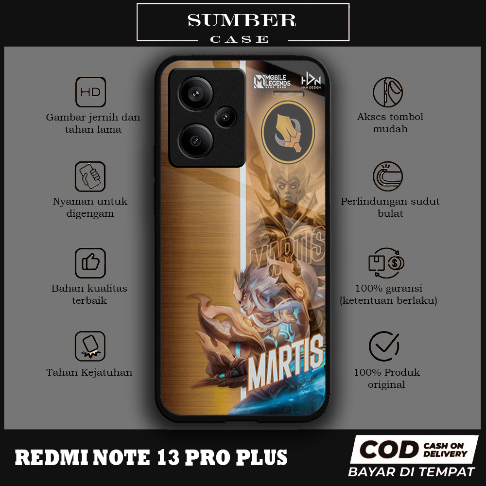 Softcase Glass Kaca Case Redmi Note 13 Pro + Baru - Casing Redmi Note ...