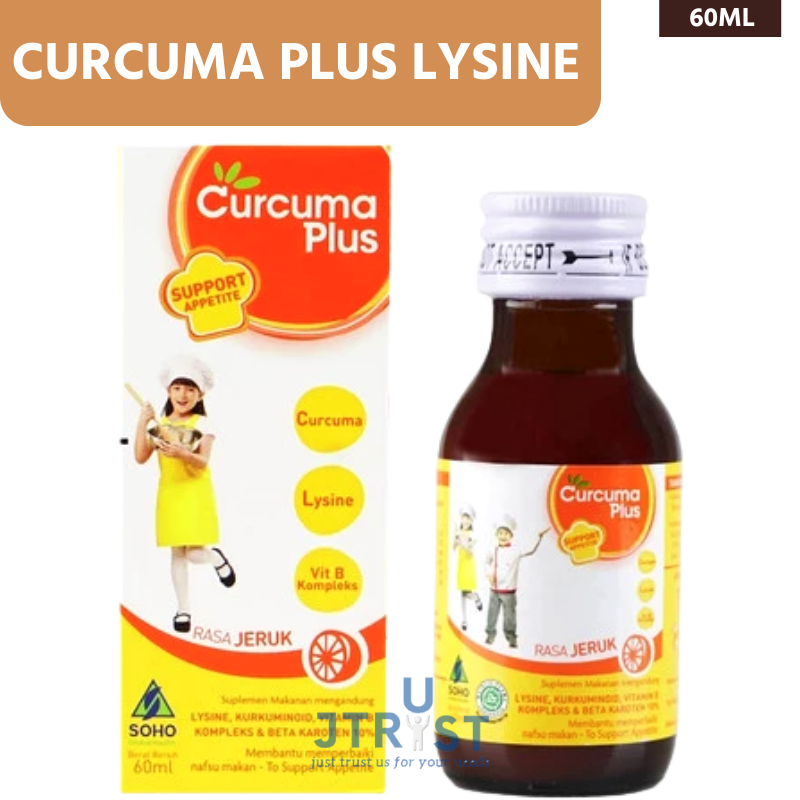 CURCUMA PLUS LYSINE 60ML / CURCUMA PLUS | Lazada Indonesia