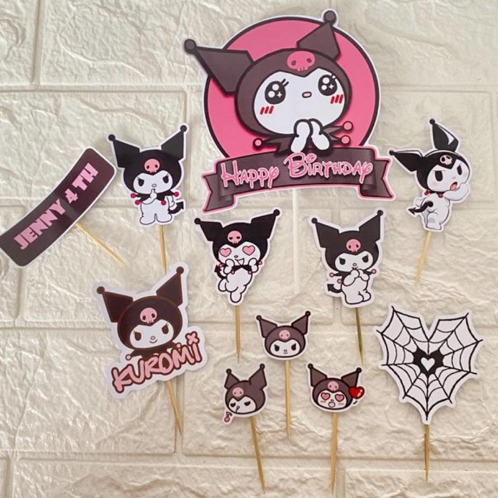 Topper Ulang Tahun Kuromi / Topper Cake Kuromi | Lazada Indonesia