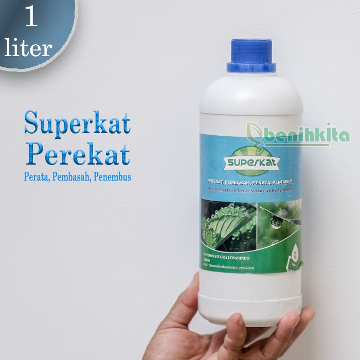 Superkat 1 Liter Perekat-Perata-Penembus Pupuk dan Insektisida | Lazada ...