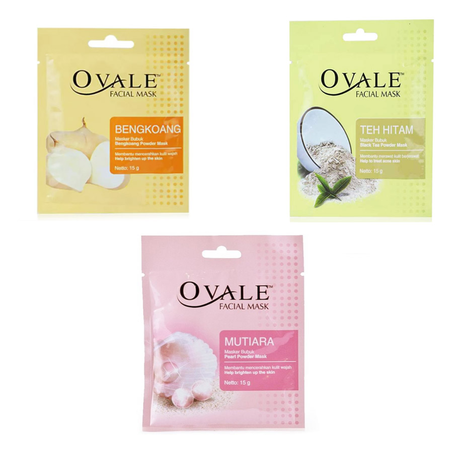 Ovale Facial Mask Powder Sachet 15 gr | Lazada Indonesia