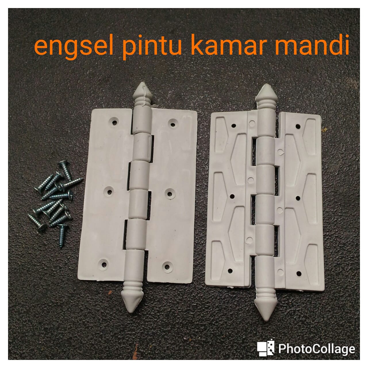 NABIL SHOP ENGSEL PINTU KAMAR MANDI PVC 2 PCS + BAUT | Lazada Indonesia