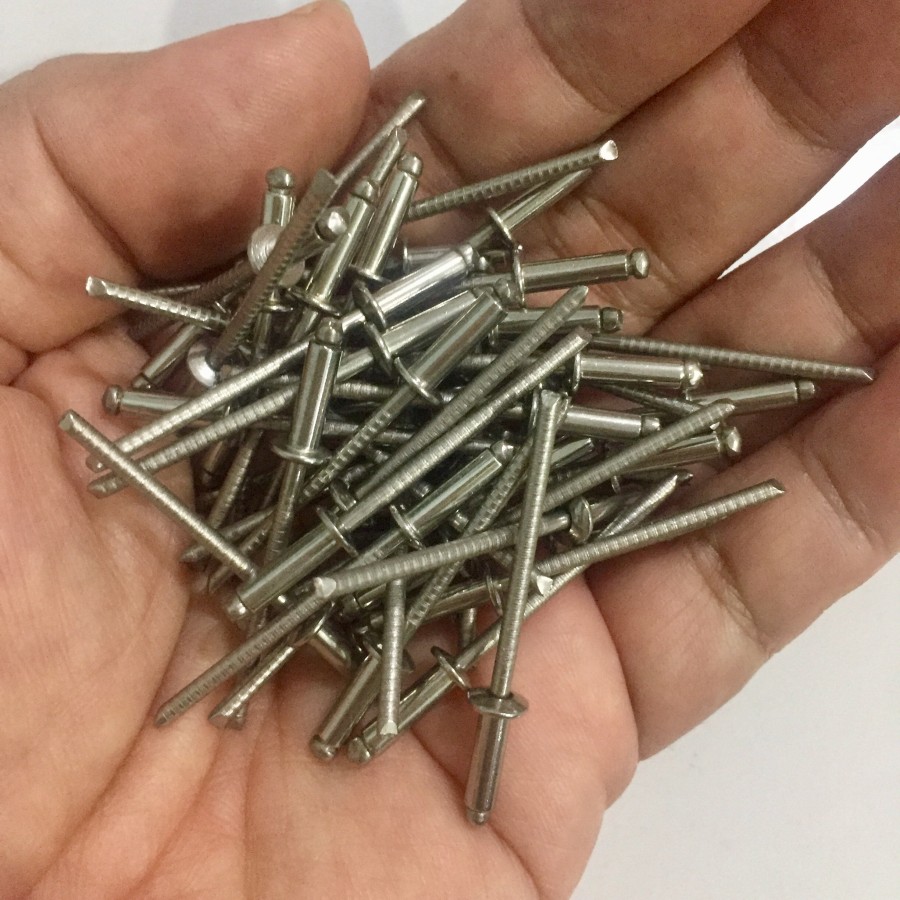 Per 1 pcs Paku Rivet Blind Rivet Stainless Steel 304 ukuran 1/8” x 3/8 ...