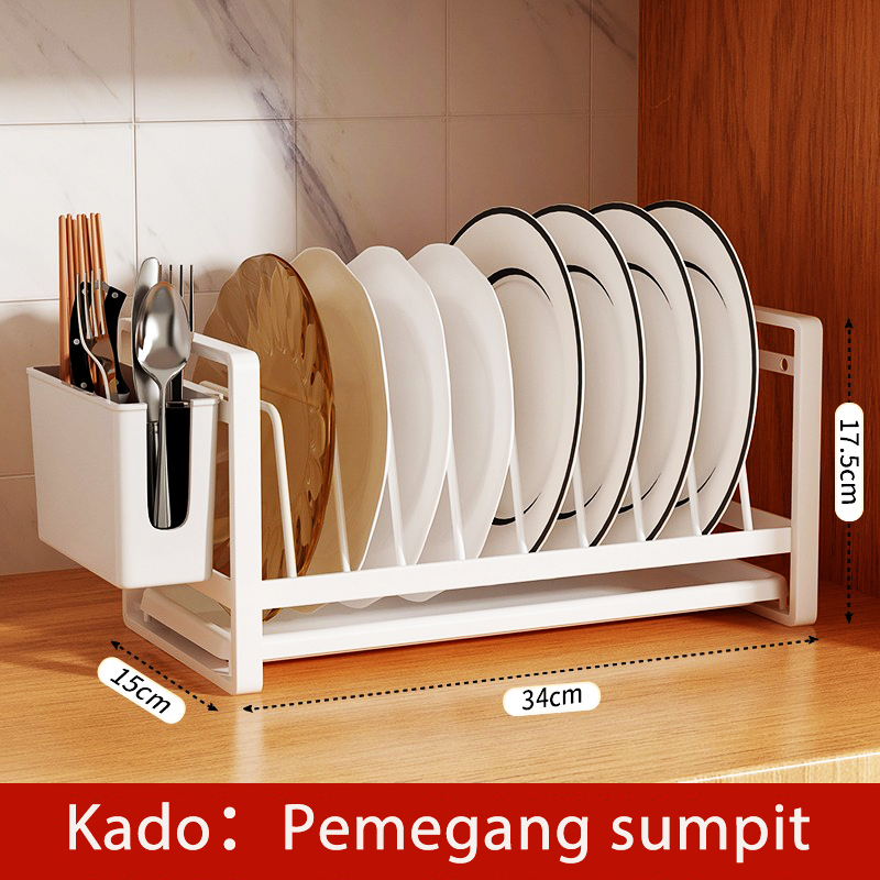 Rak Piring Mangkuk Stainless Steel Organizer Mangkok Piring Rak Piring ...