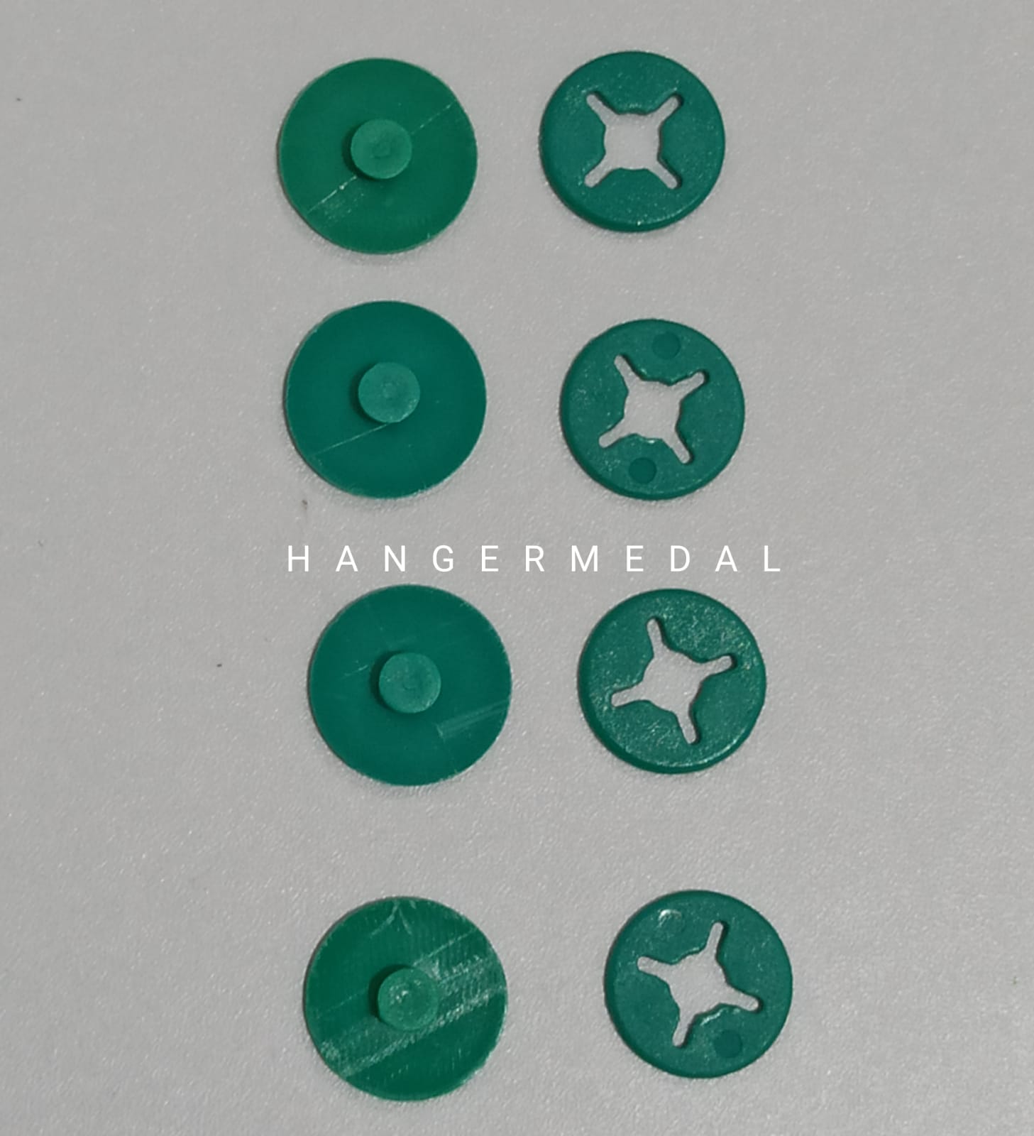 Race BIB Button - Kancing BIB nomor dada Lomba Lari (1 set isi 4 ...