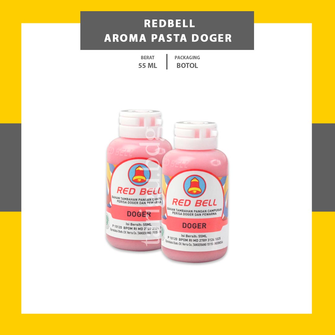 DOGER RED BELL PERISA MAKANAN 55ML - REDBELL AROMA PASTA PEWARNA ...