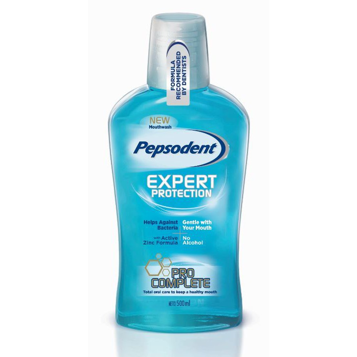 Pepsodent Expert Protection Mouthwash Pro Complete 500 ml | Lazada ...