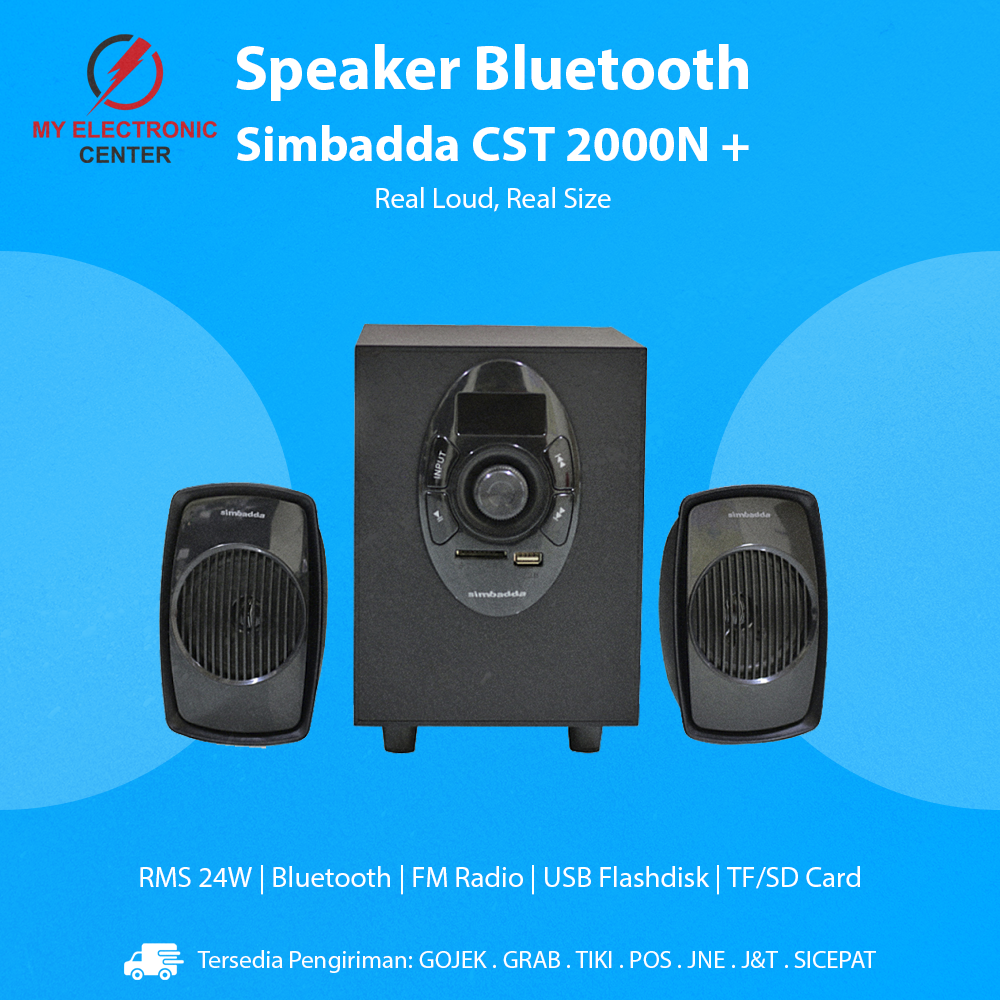 Speaker Bluetooth Simbadda CST 2000N+ Aktif Speaker Komputer PC Laptop ...
