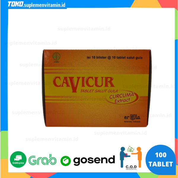 Cavicur Tablet Multivitamin Extra Curcuma Box -100 Tablet | Lazada ...