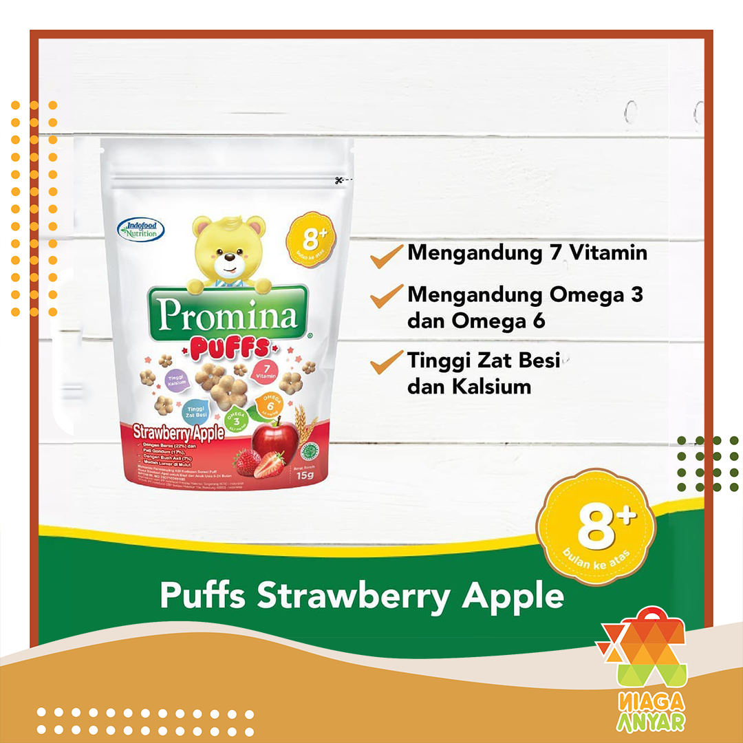 NA Promina Puff 15 gram / Promina Puffs Snack Bayi 15 gr / Banana ...