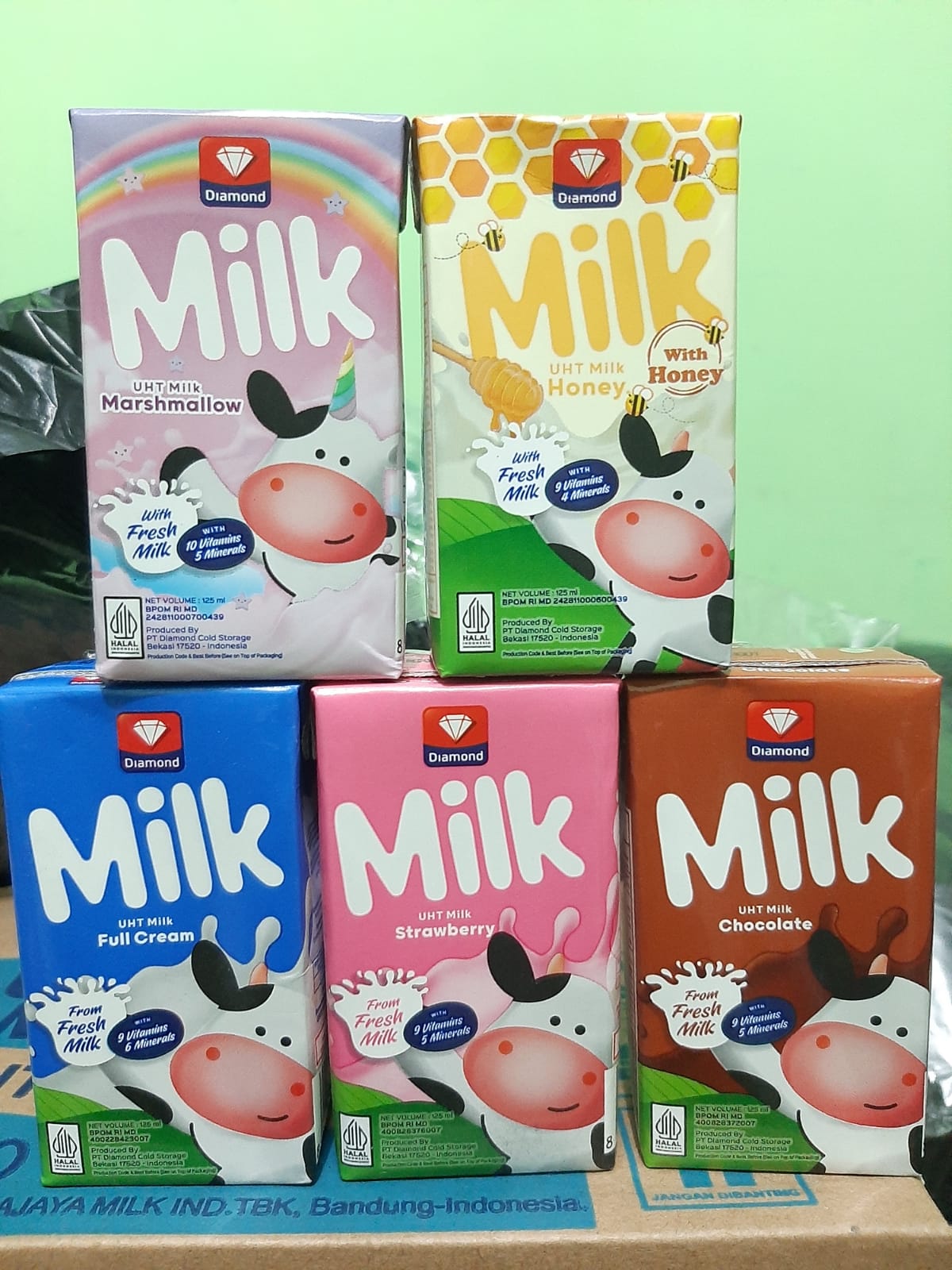 Susu Diamond Milk UHT 125ml - Satuan | Lazada Indonesia