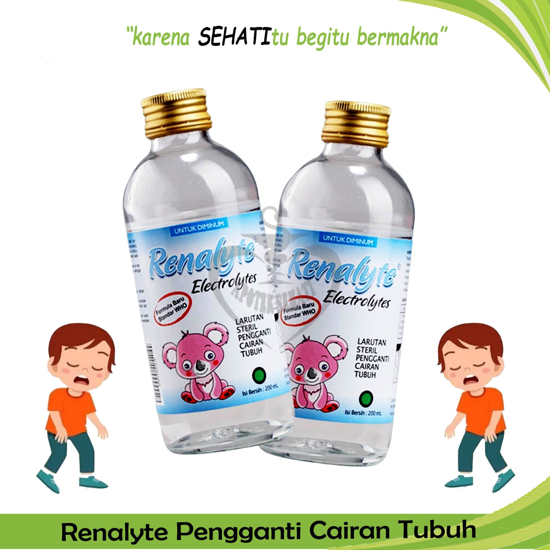 Renalyte Pedialyte Electrolytes Botol Larutan Pengganti Cairan Tubuh ...