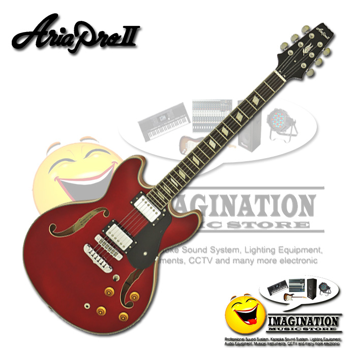 Aria Pro II TA-CLASSIC Wine Red Hollow Body Electric Guitars | Lazada ...