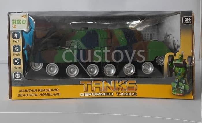 TANK DEFORMED ROBOT TANK BERUBAH JADI ROBOT No.1207 | Lazada Indonesia