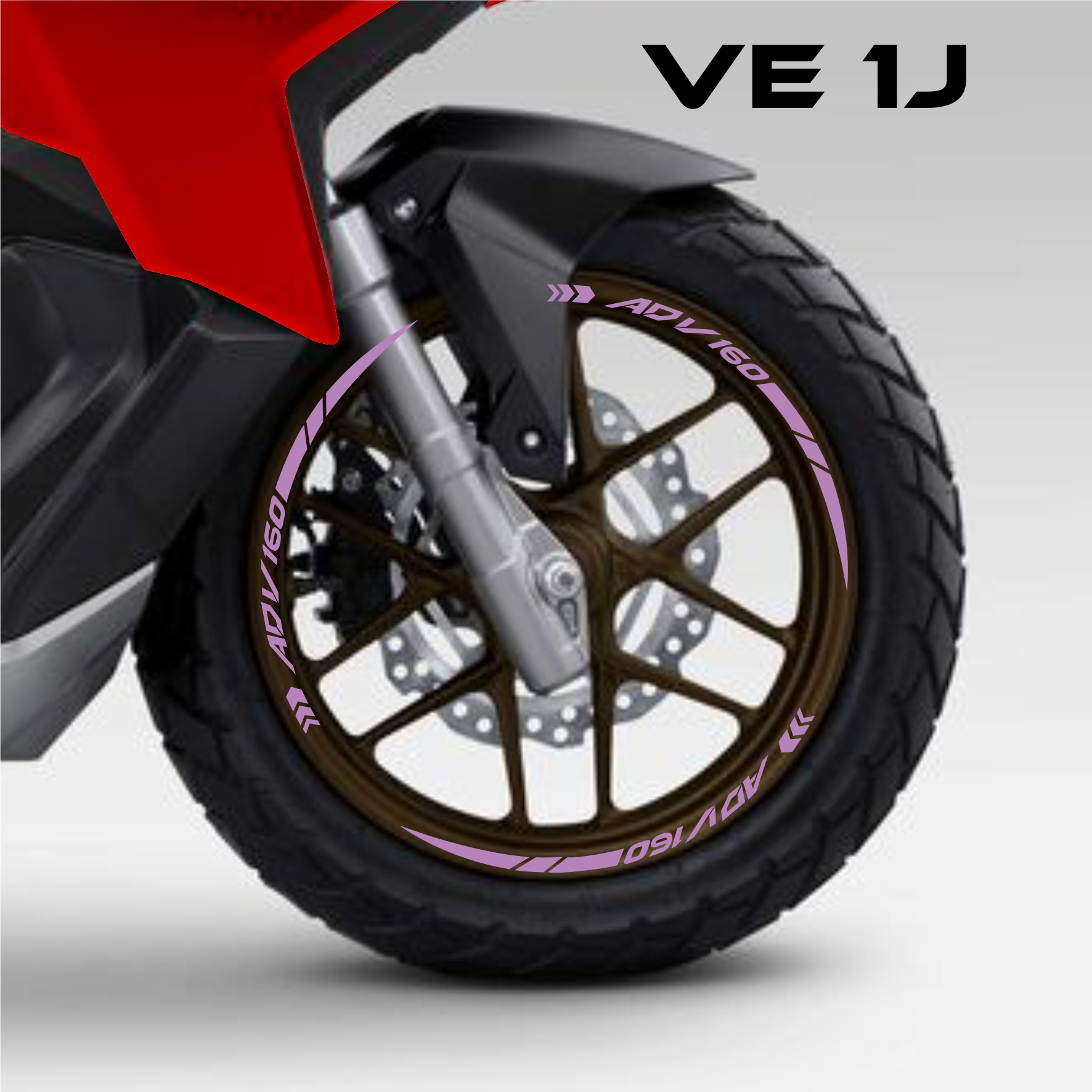 Stiker Velg ADV 160 list cutting sticker Bahan Nyala fosfor | Lazada ...