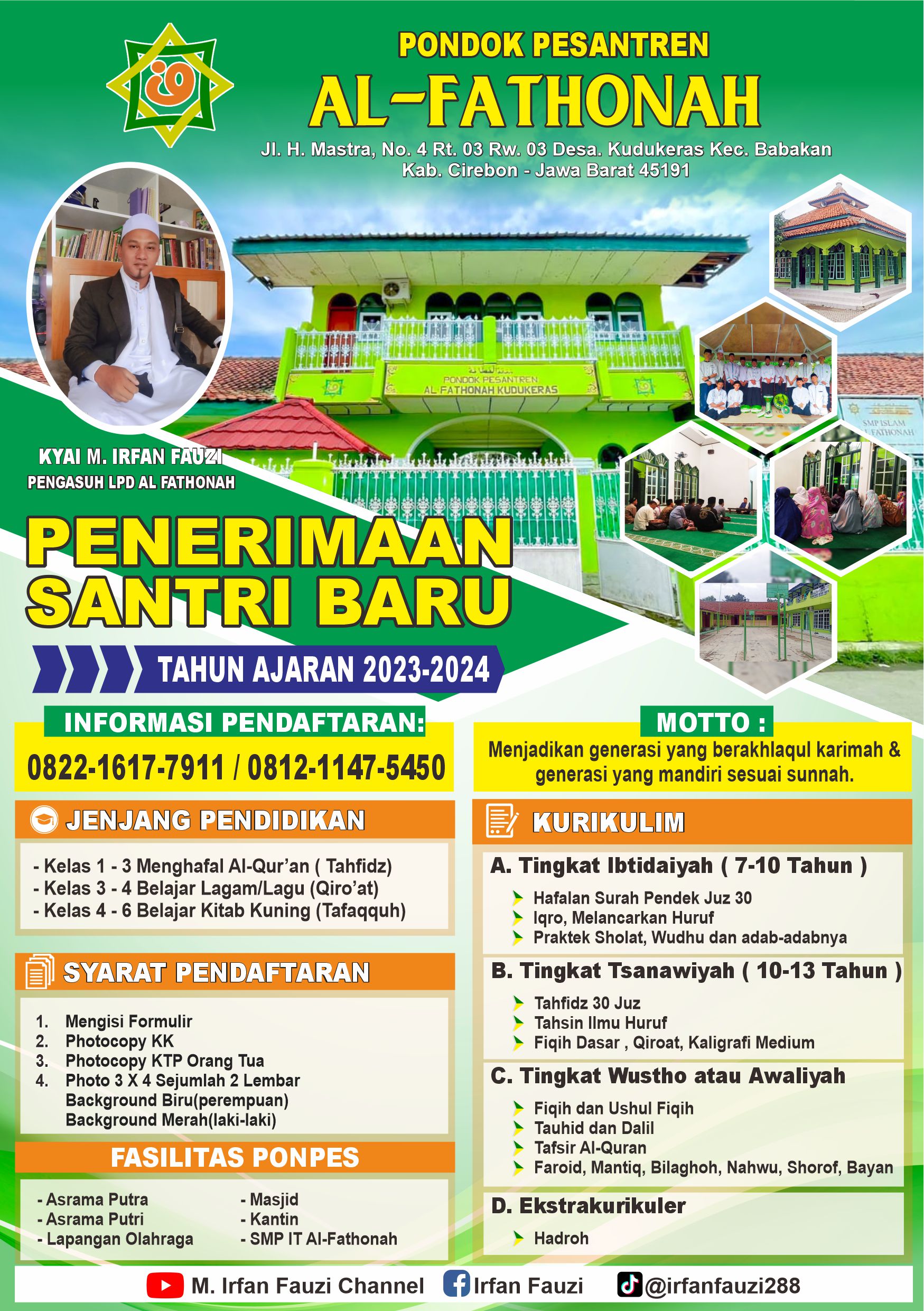 CETAK BROSUR A5 UNTUK PPDB PROMO SEKOLAH TK SD SMP SMA SMK PONPES ...
