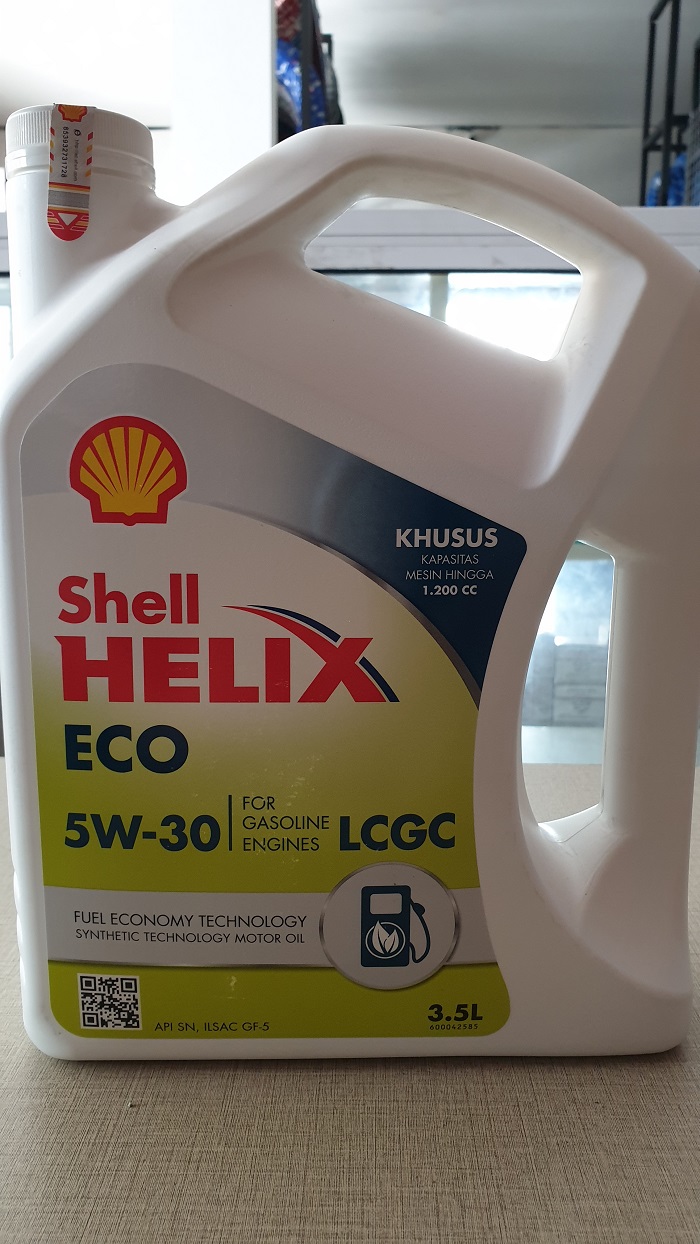 Oli Shell Helix Eco 5W-30 LCGC 3,5 liter Original | Lazada Indonesia