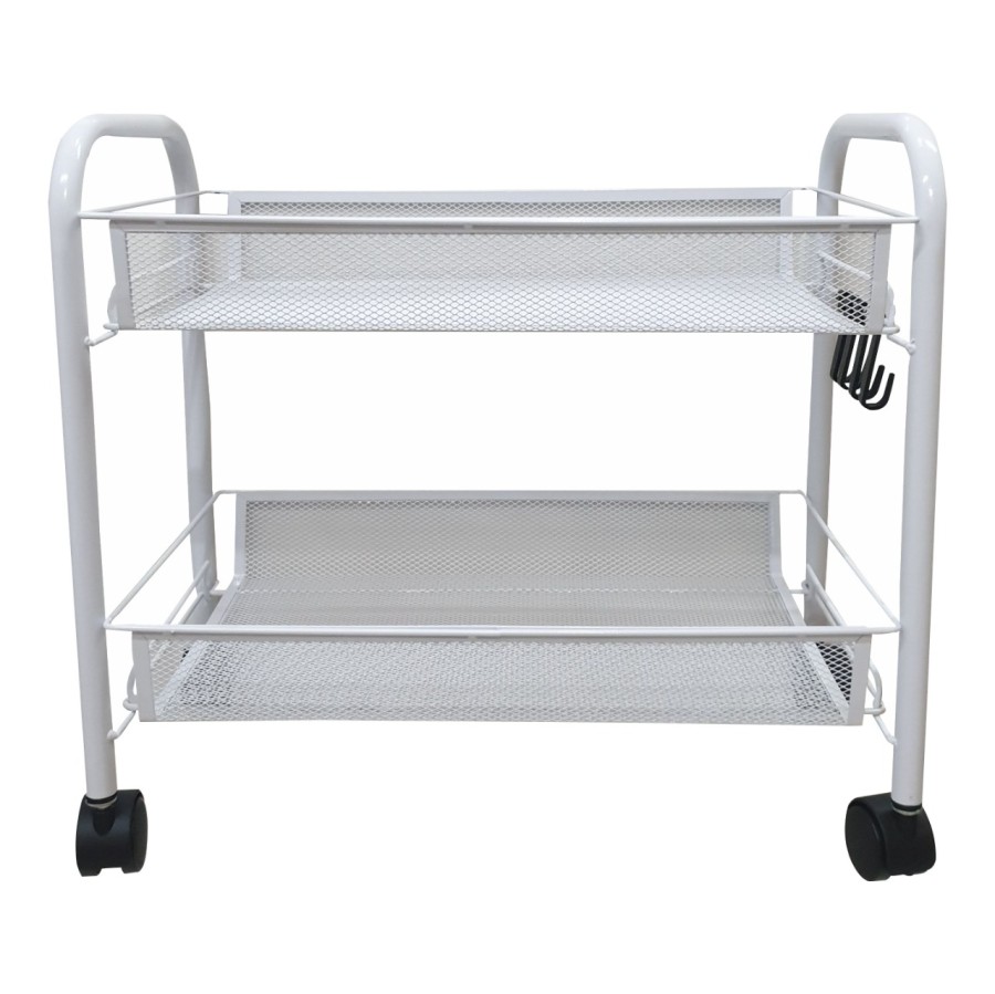 Rak Trolly Roda Tray Wheel Rack 2 Susun K965 | Lazada Indonesia