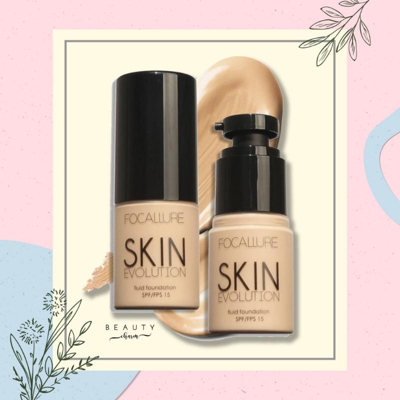 Focallure Skin Makeup Foundation Cair Original Full Coverage Oil ...