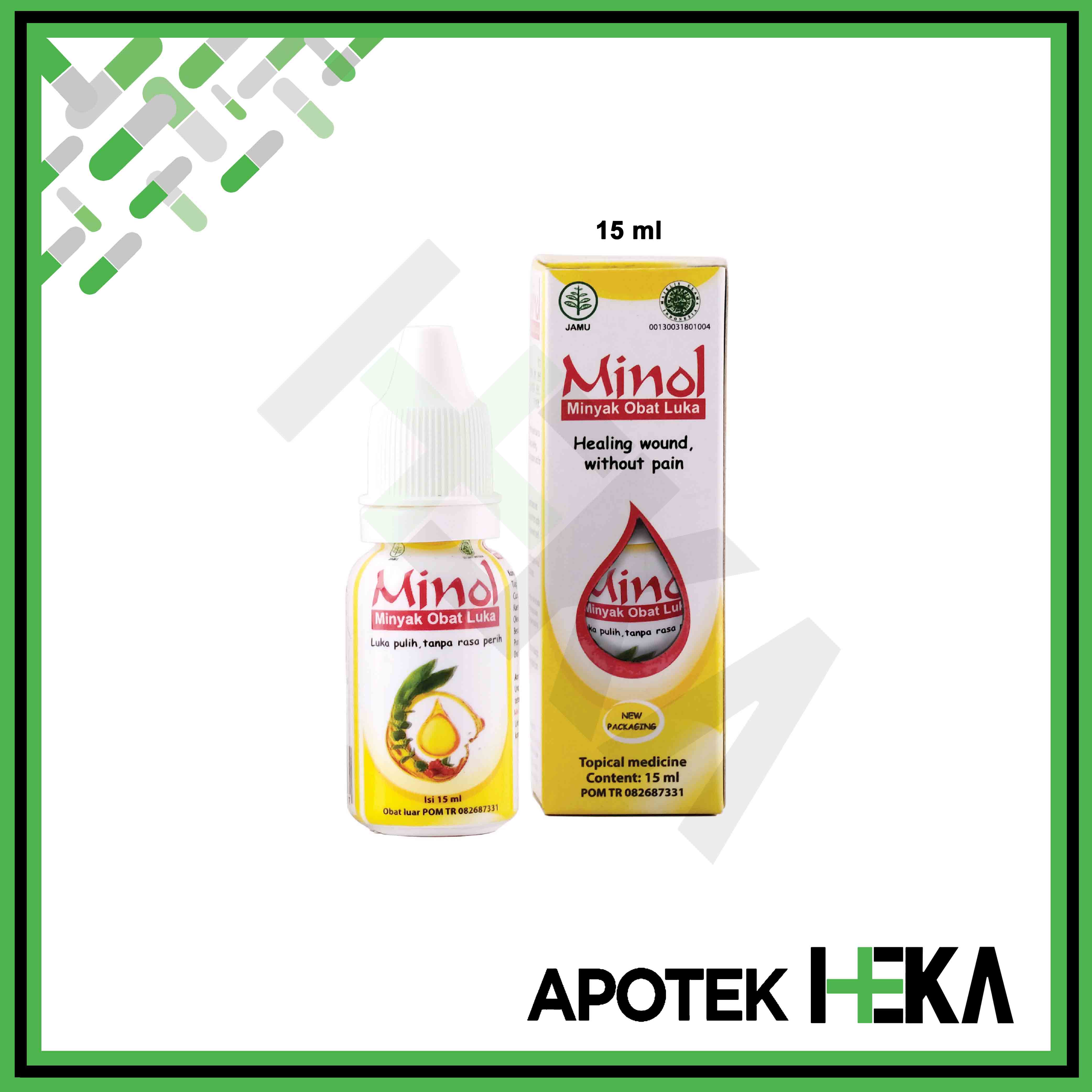 Minol Minyak Obat Luka - Membantu Meringankan Luka, Memar, Bengkak ...