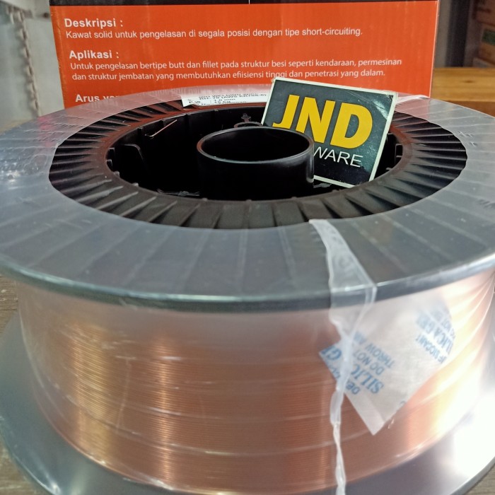 Kawat Las CO 0.8mm 15 kg ER70S ROHA CO2 / MIG Wire ER70 S 0.8 mm 15 Kg ...