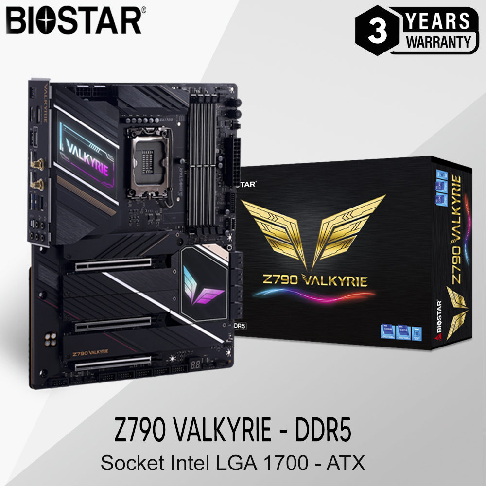 Biostar Z790 VALKYRIE - DDR5 - socket LGA 1700 - Motherboard ATX ...