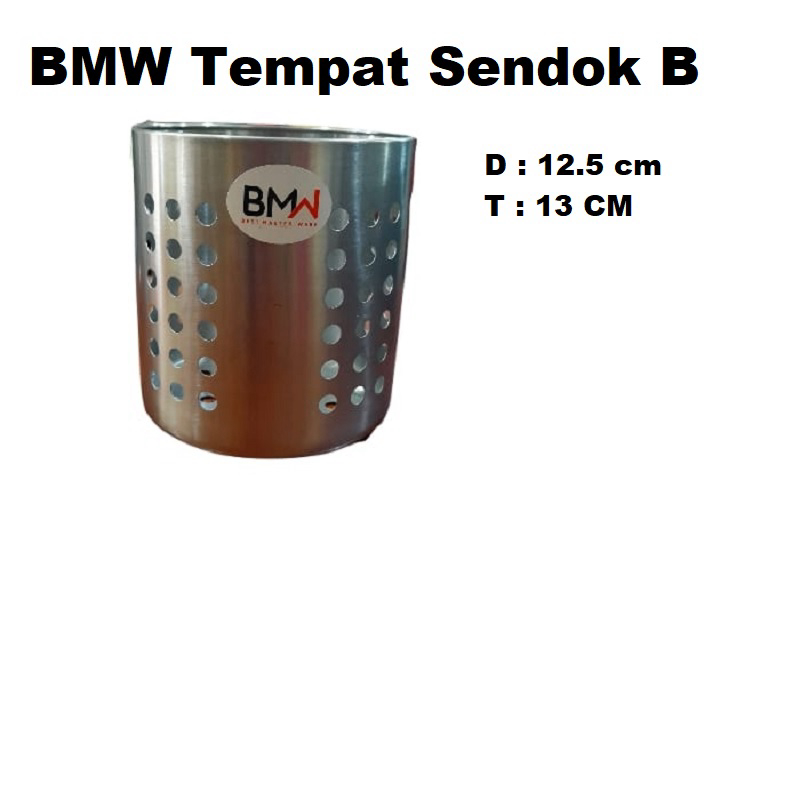 BMW Tempat Sendok Besar 12cm Stainless | Lazada Indonesia
