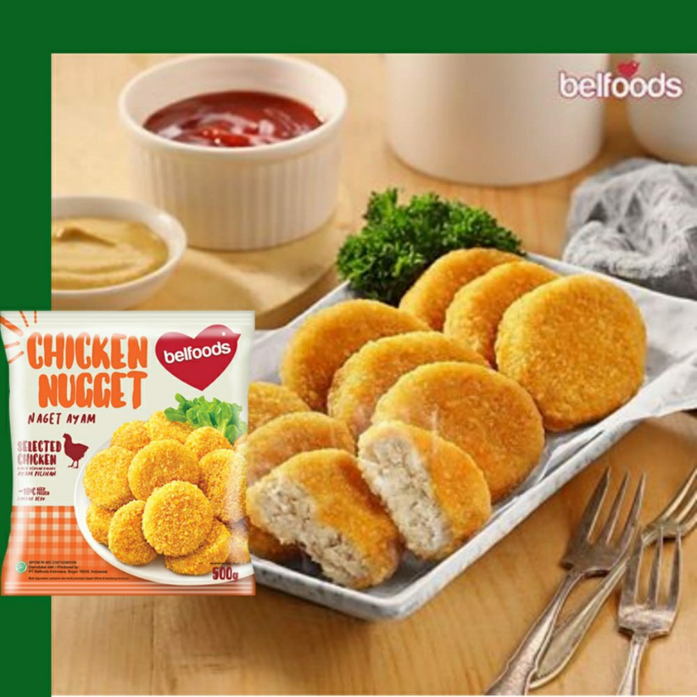 Belfoods Chicken Nugget Crunchy Favorite 500gr / naget ayam crunchy ...