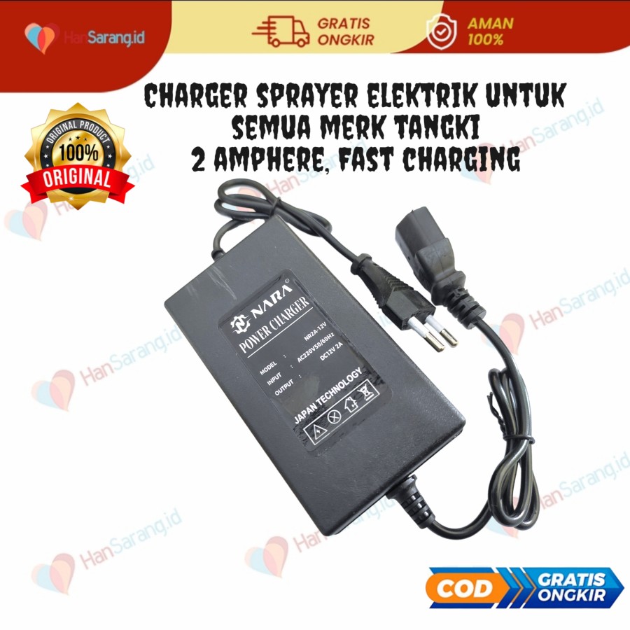 Cas Tangki Elektrik Alat pengecas Tangki Aki | Lazada Indonesia