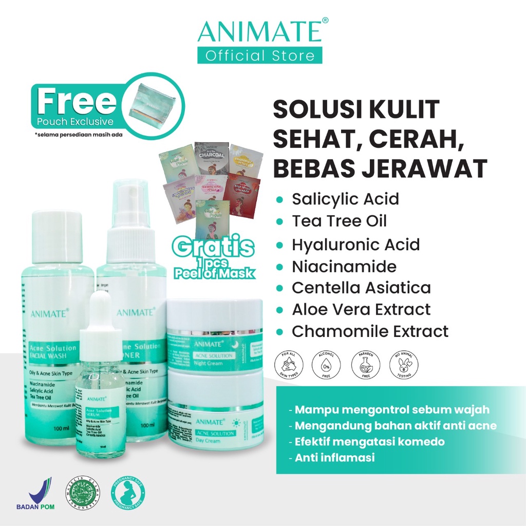 ANIMATE INSTANT WHITENING SERIES 5IN1, Animate Acne Solution 5IN1 ... ANIMATE INSTANT WHITENING SERIES 5IN1, Animate Acne Solution 5IN1 ...