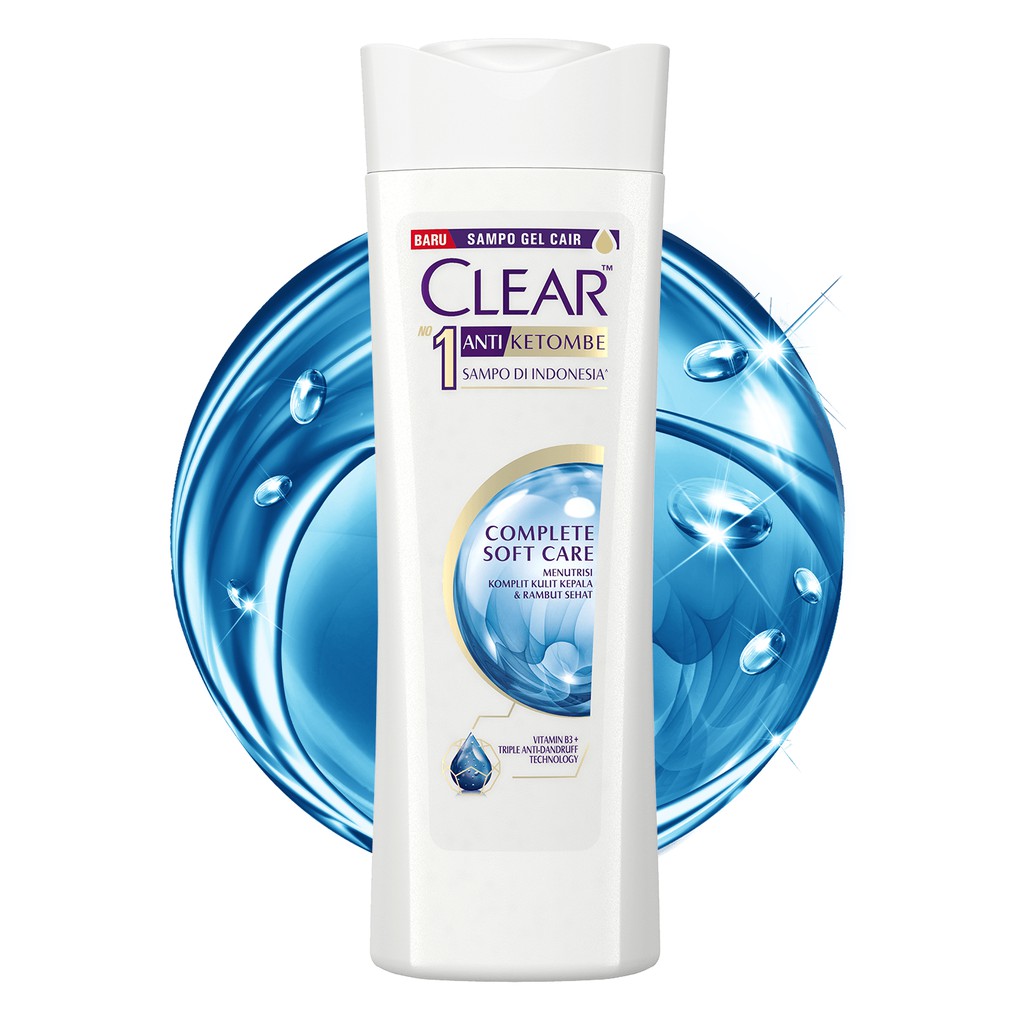 shampo clear complete soft care 70ml | Lazada Indonesia