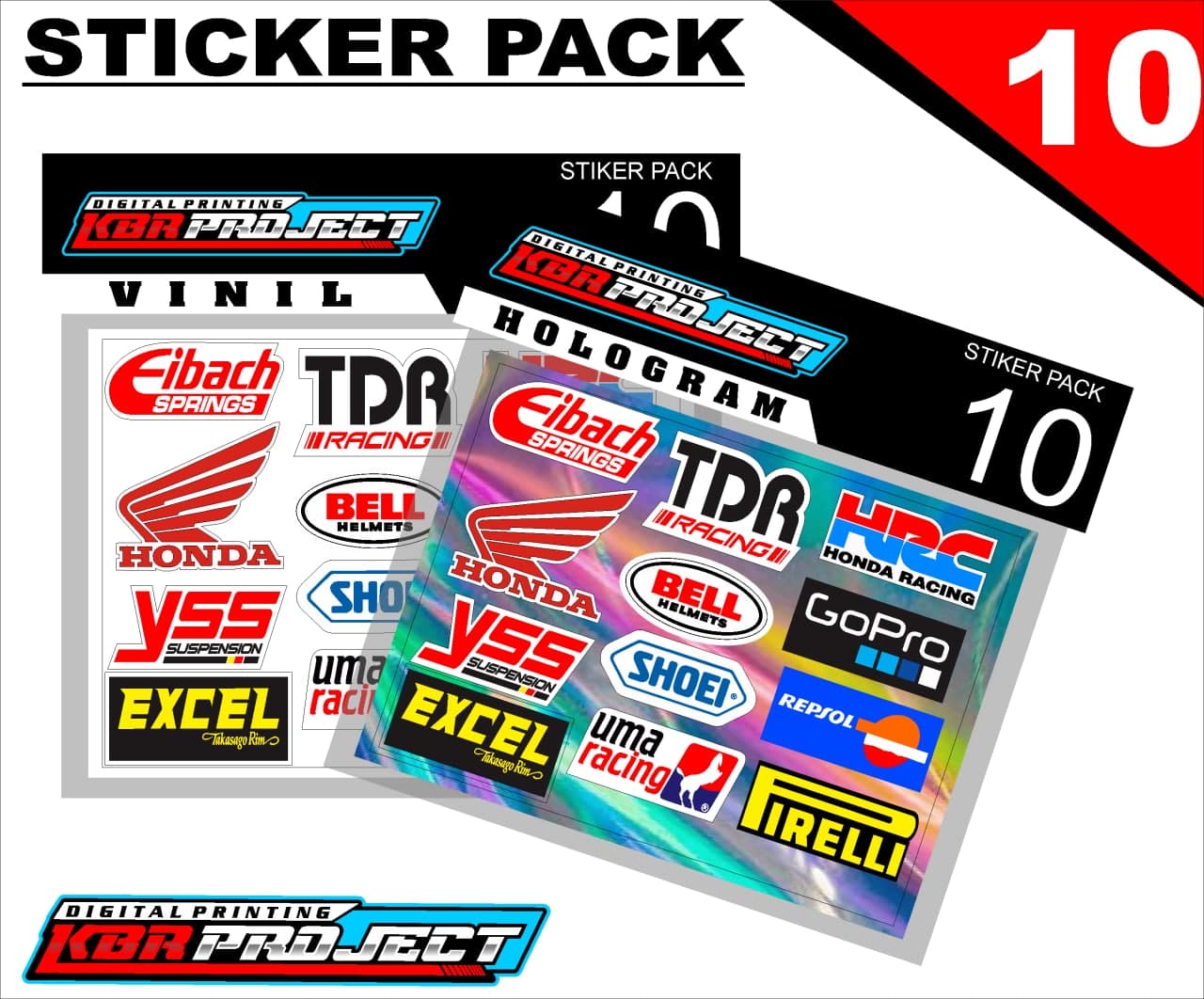 Sticker Pack - Sticker Pack Variasi List Sticker Pack.10 Design IP ...