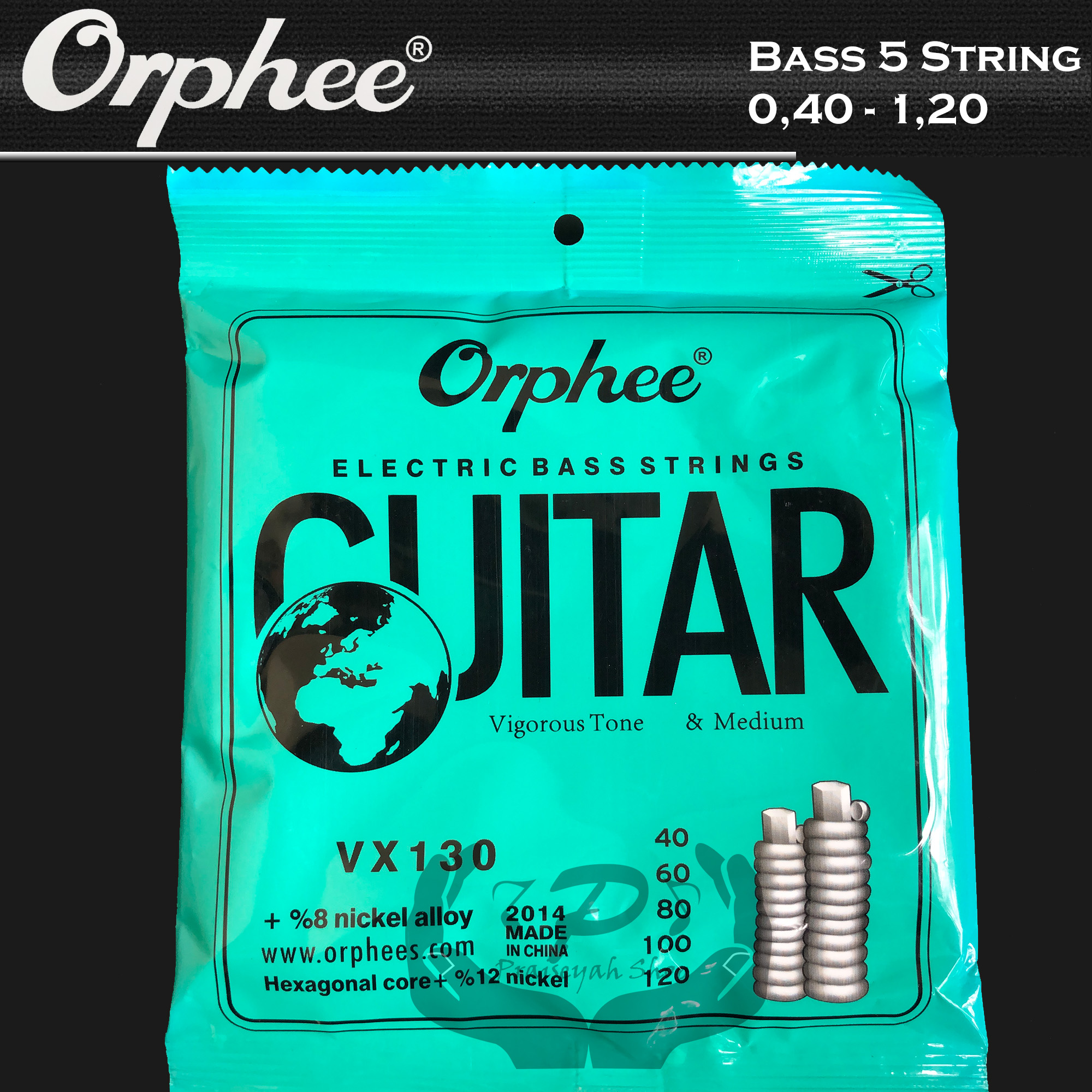 Senar Bass Elektrik 5 Senar 0,40 Orphee VX130 Original VX 130 | Lazada ...